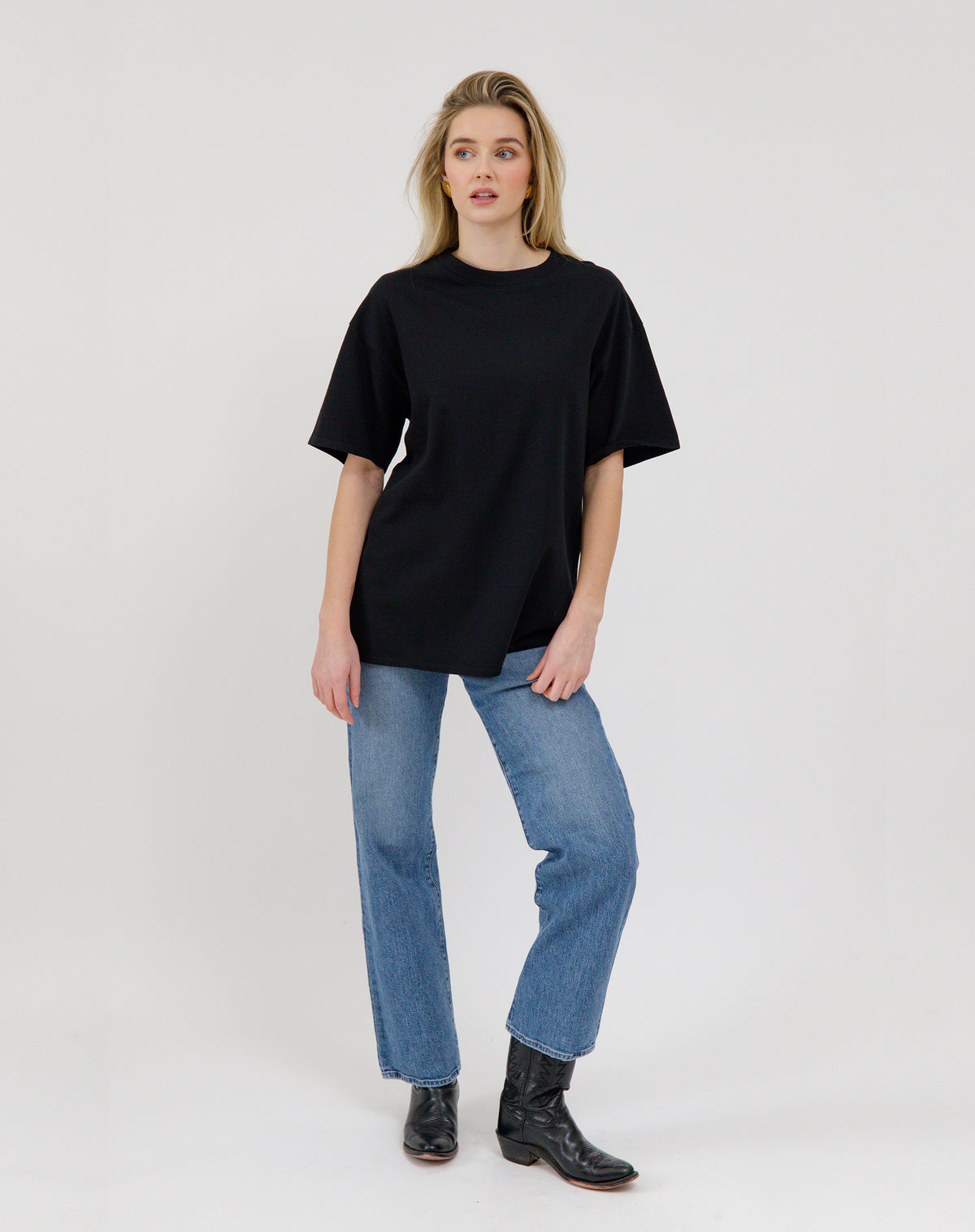 Oversized Boxy Tee – BRUNETTE The Label