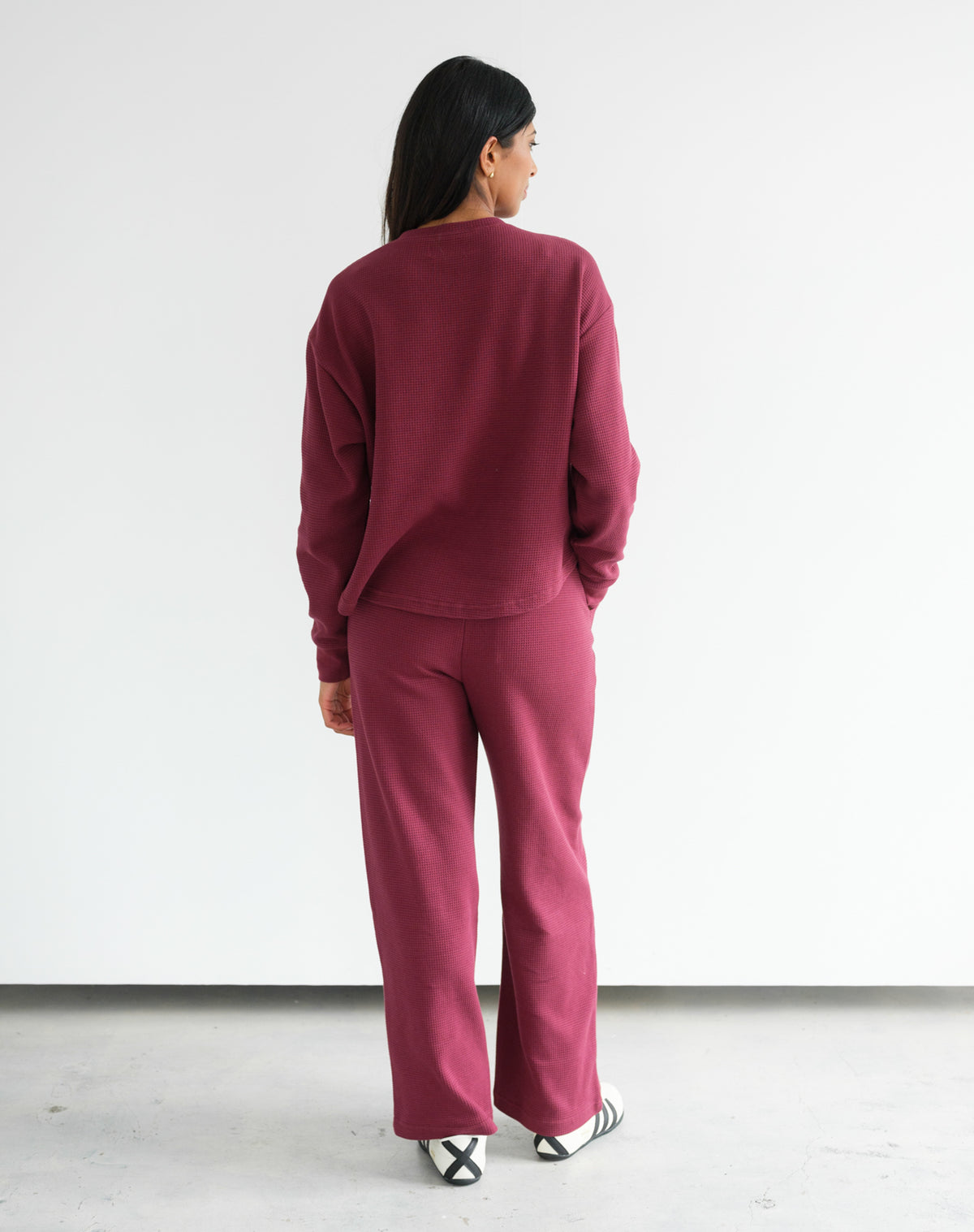 Waffle Henley – BRUNETTE The Label